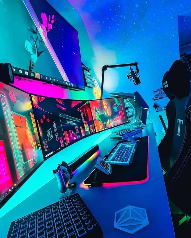 Os 20 Melhores Quartos Gamer Com LED (Atualizado 2025)